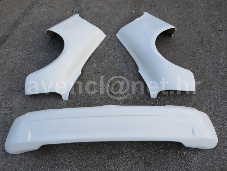 RENAULT CLIO SUPER 1600 FULL WIDE BODY KIT FENDER FLARES WHEEL ARCHES ...