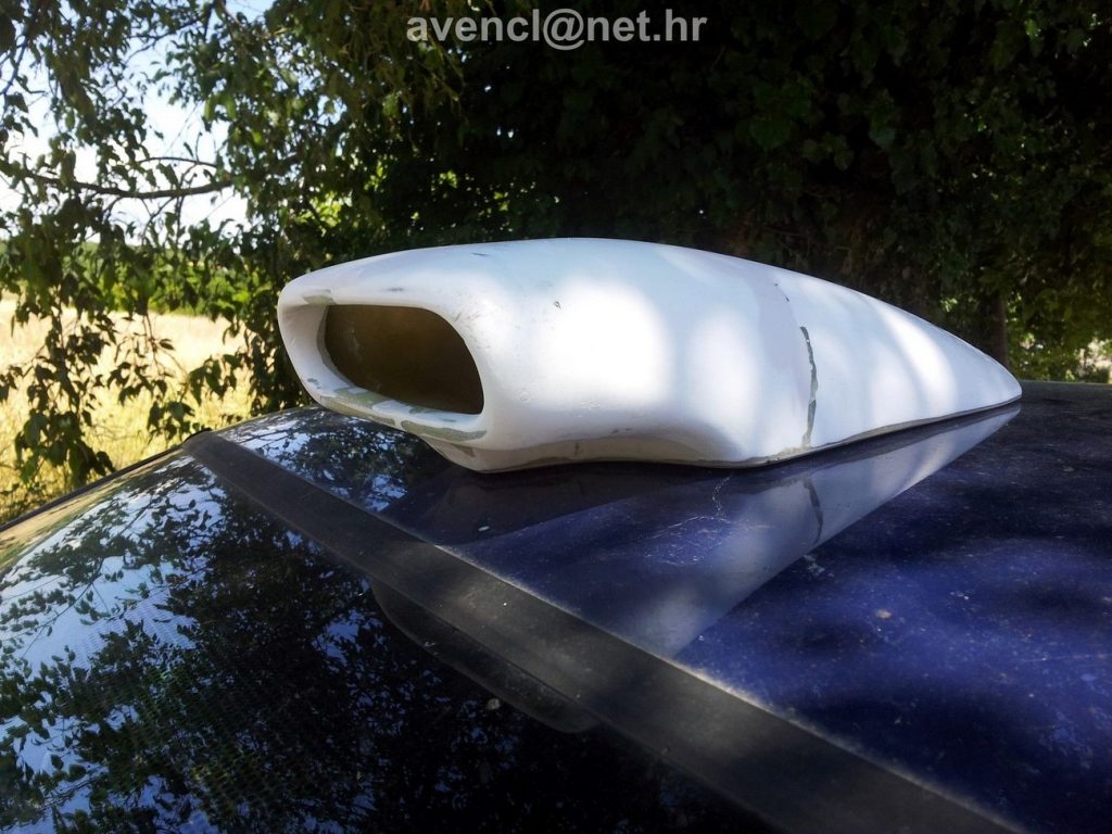 UNIVERSAL ROOF AIR VENT SCOOP FOR RALLY RACE MOTORSPORT CAR - Classic ...