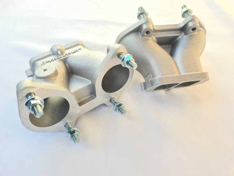 OPEL CIH 1.6 - 2.0 INTAKE MANIFOLD FOR TWIN CARBURETORS WEBER DCOE 45 ...